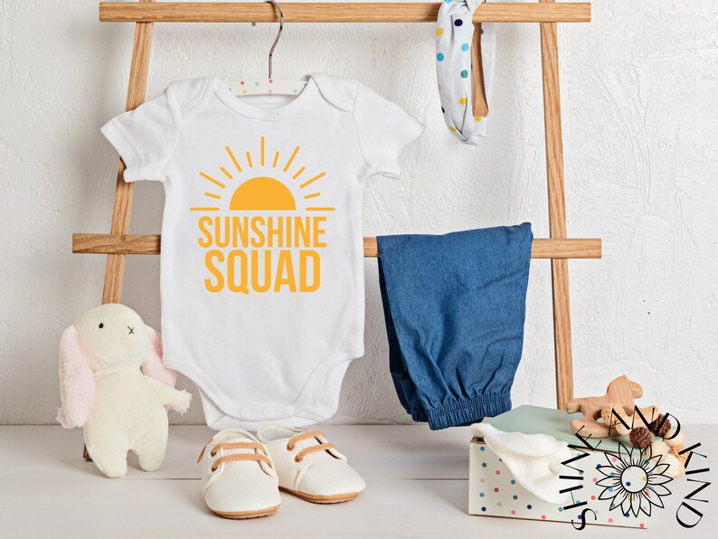 Sunshine Squad SVG PNG, Inspirational Summer Quote Design (digital ...