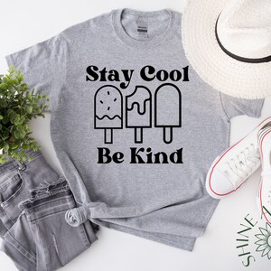 Stay Cool Be Kind SVG | Retro Kindness SVG for Kindness T-shirts - Etsy