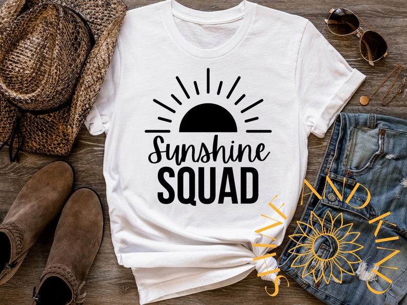 Sunshine Squad SVG for Sunshine Committee | Sunshine Committee Tees ...