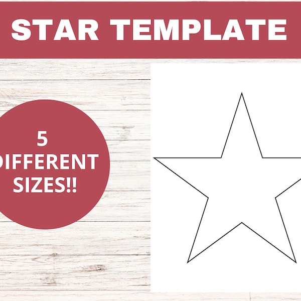 Star Cutouts - Etsy