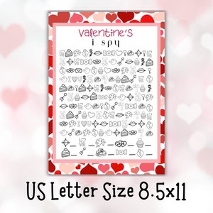 Valentine Day I Spy Game, Valentine's Party Games, Valentines Day ...