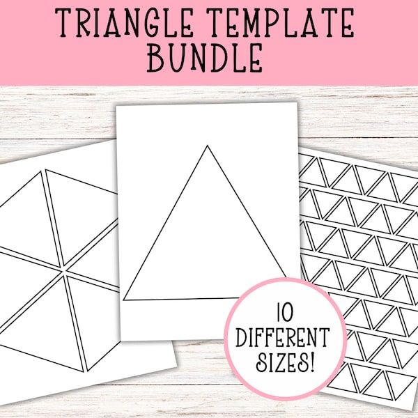 Triangle Stencil - Etsy