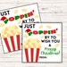 Just Poppin' by to Say Thank You Printable Gift Tags - Set of 24 ...