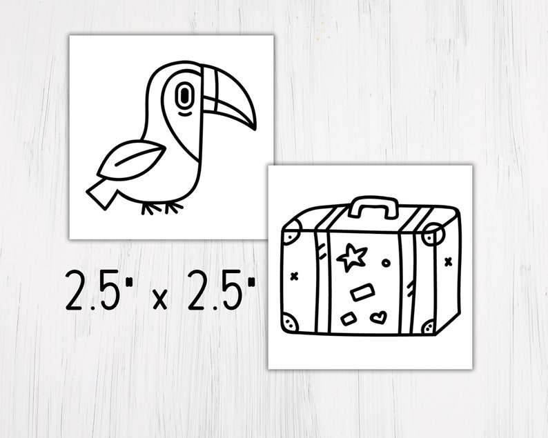 Summer Memory Game Printable: Black and White Matching Activity (PDF ...