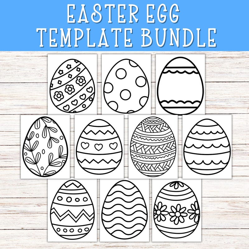 Painted Easter Eggs Print - Etsy