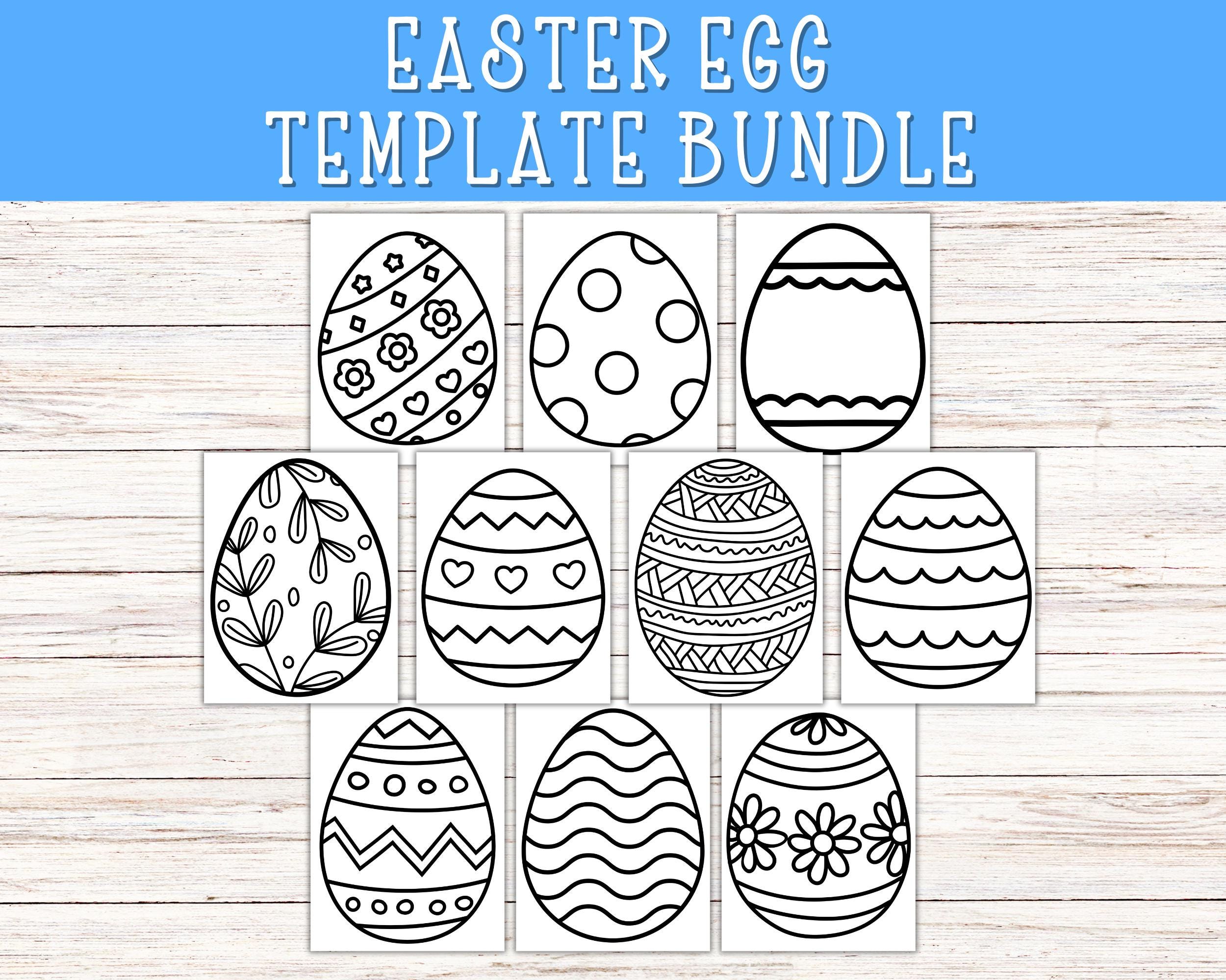 Printable Easter Egg Template