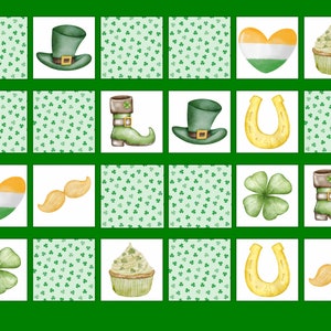 St. Patrick's Day Memory Match Game: Fun Printable Activity (instant ...
