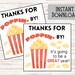 Thanks for Poppin' by Gift Tags for School - Set of 24 -back to School ...
