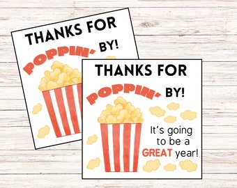 Thanks for Poppin in Tags Back to School - Etsy