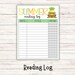 Printable Summer Reading Chart and Tracker, Summer Activities, Summer ...