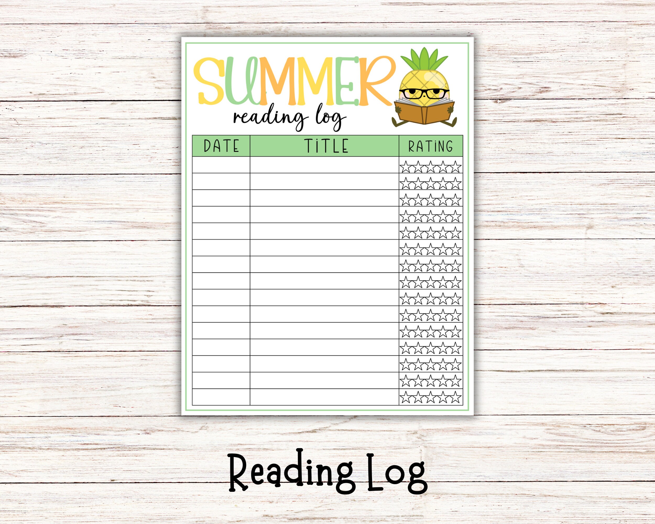 Printable Summer Reading Chart and Tracker, Summer Activities, Summer ...