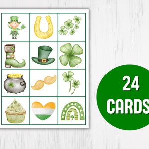 St. Patrick's Day Memory Match Game: Fun Printable Activity (instant ...