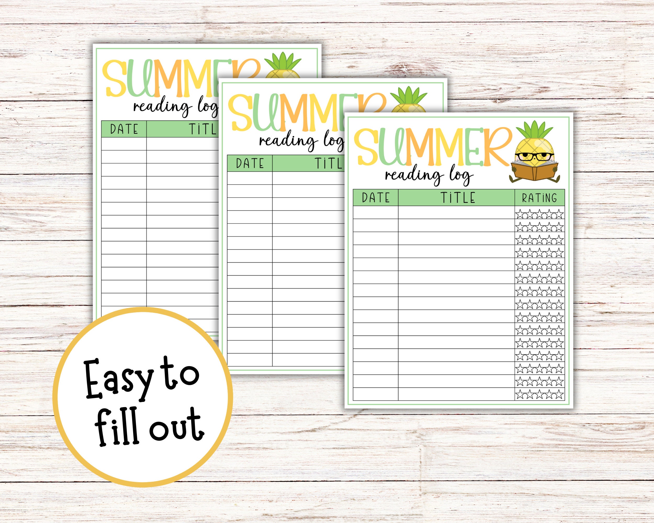 Printable Summer Reading Chart and Tracker, Summer Activities, Summer ...