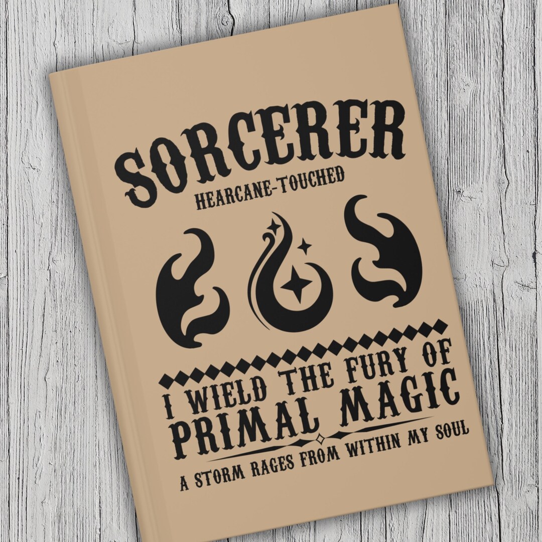 Sorcerer RPG Journal | Tabletop Role-playing Notebook, D&D Compatible ...