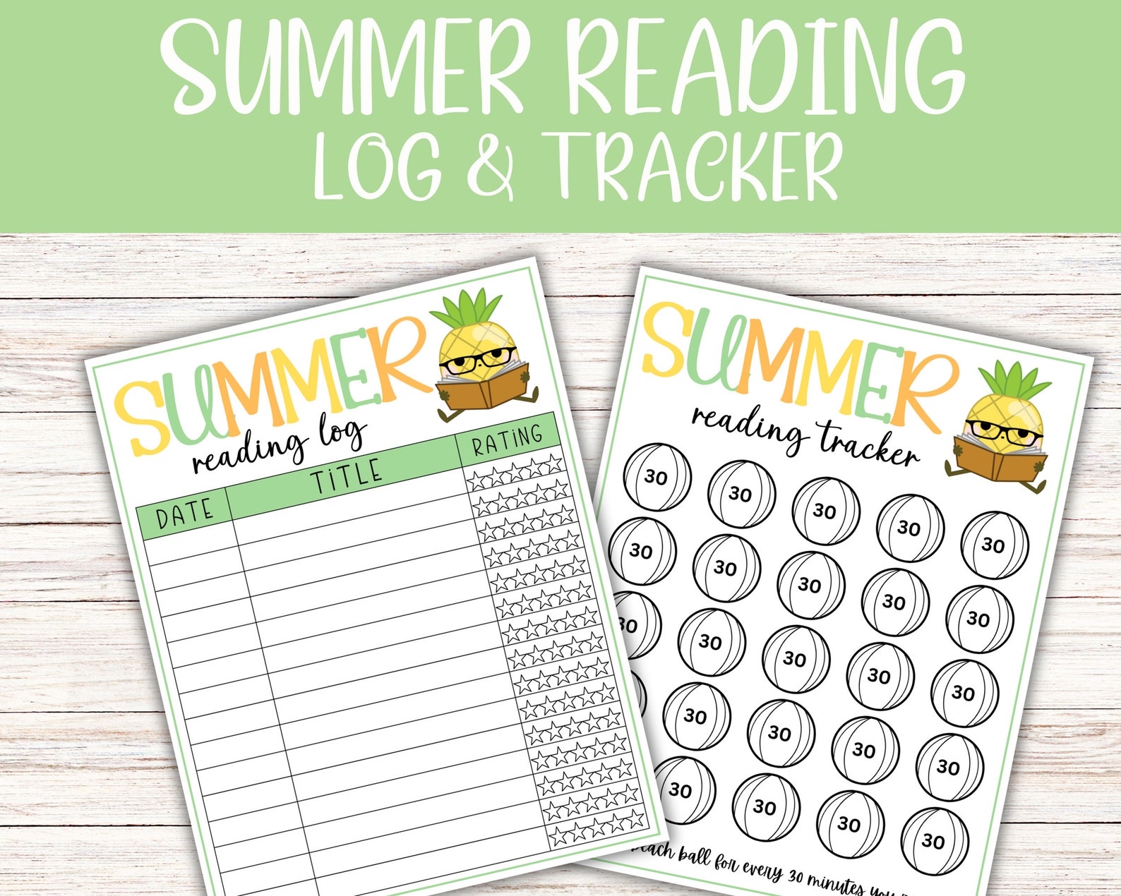 Printable Summer Reading Chart and Tracker, Summer Activities, Summer ...