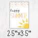 Happy Summer Gift Tags, 2.5x3.5 Inches, Printable Summer Tags, End of ...