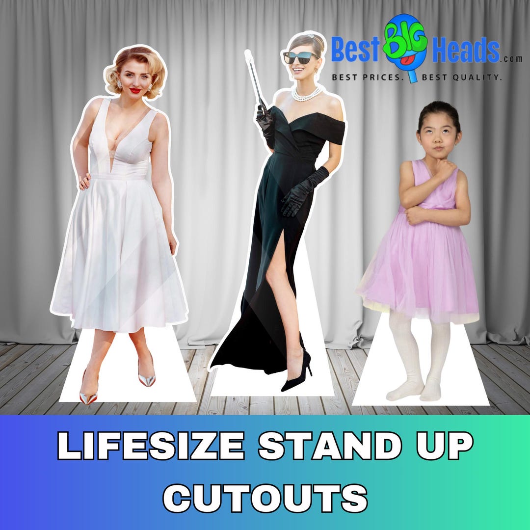 Premium Celebrity Life Size Cutouts, Character Cutouts, Party Decor ...