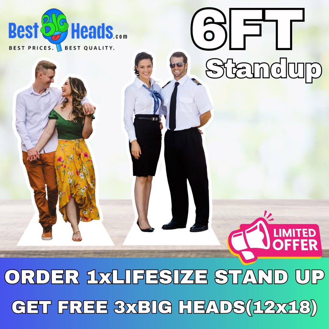 Custom Life-size Cutouts, Life Size Cutouts, Bachelorette Celebrations ...