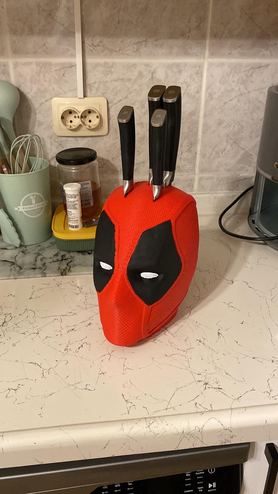 Deadpool Figure Knife Holder - Etsy