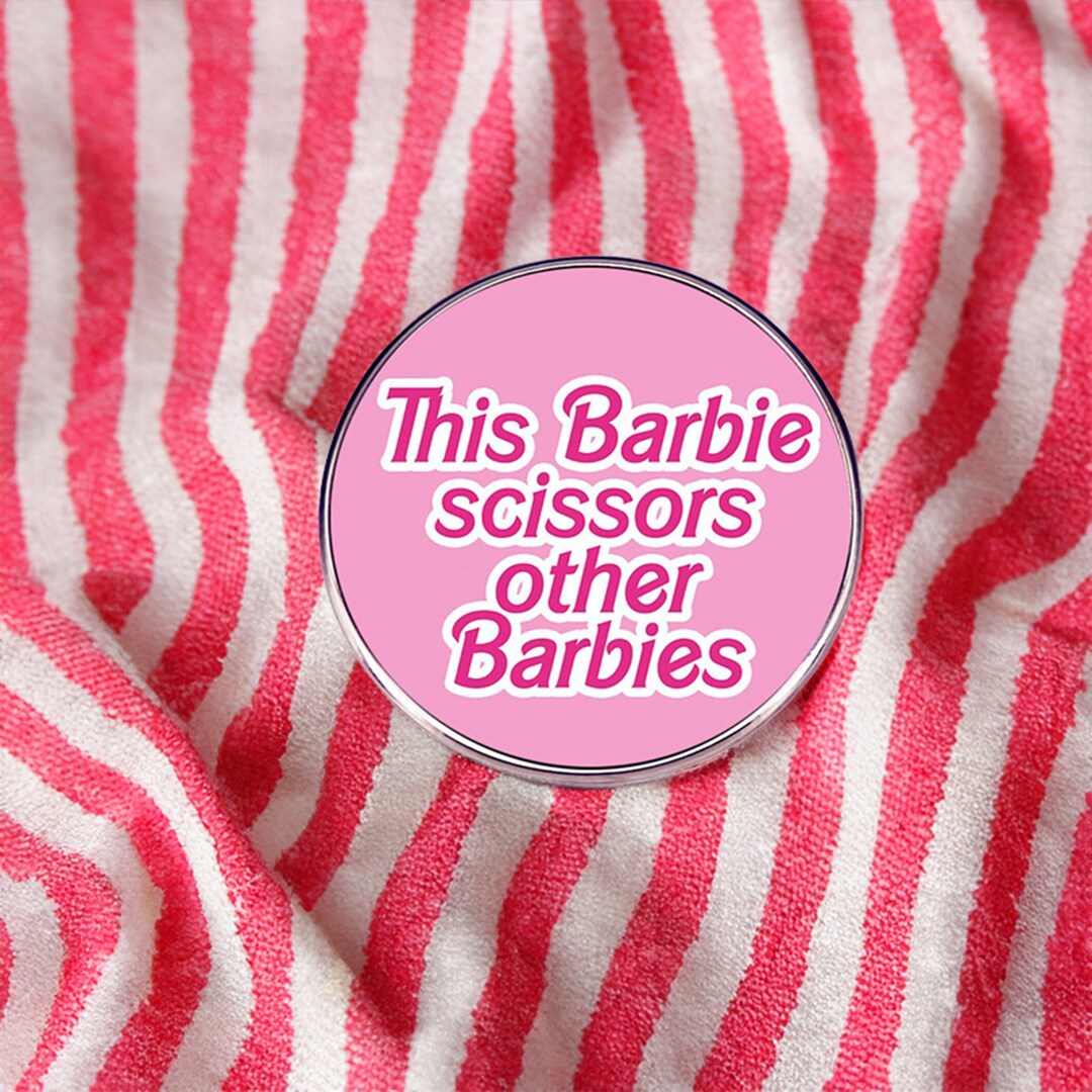 This Barbie Scissors Otther Barbie Brooches Barbie Pin Badge - Etsy