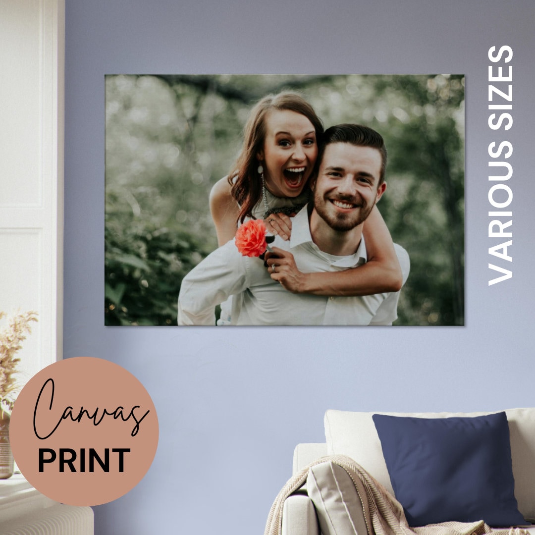 Custom Personalized Photo to Canvas Print - Personalized Wall Art With ...