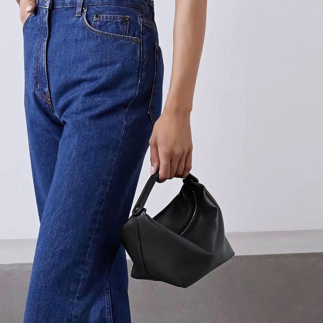 Leather Top Handle Bags Minimalist Handbag Genuine Leather - Etsy
