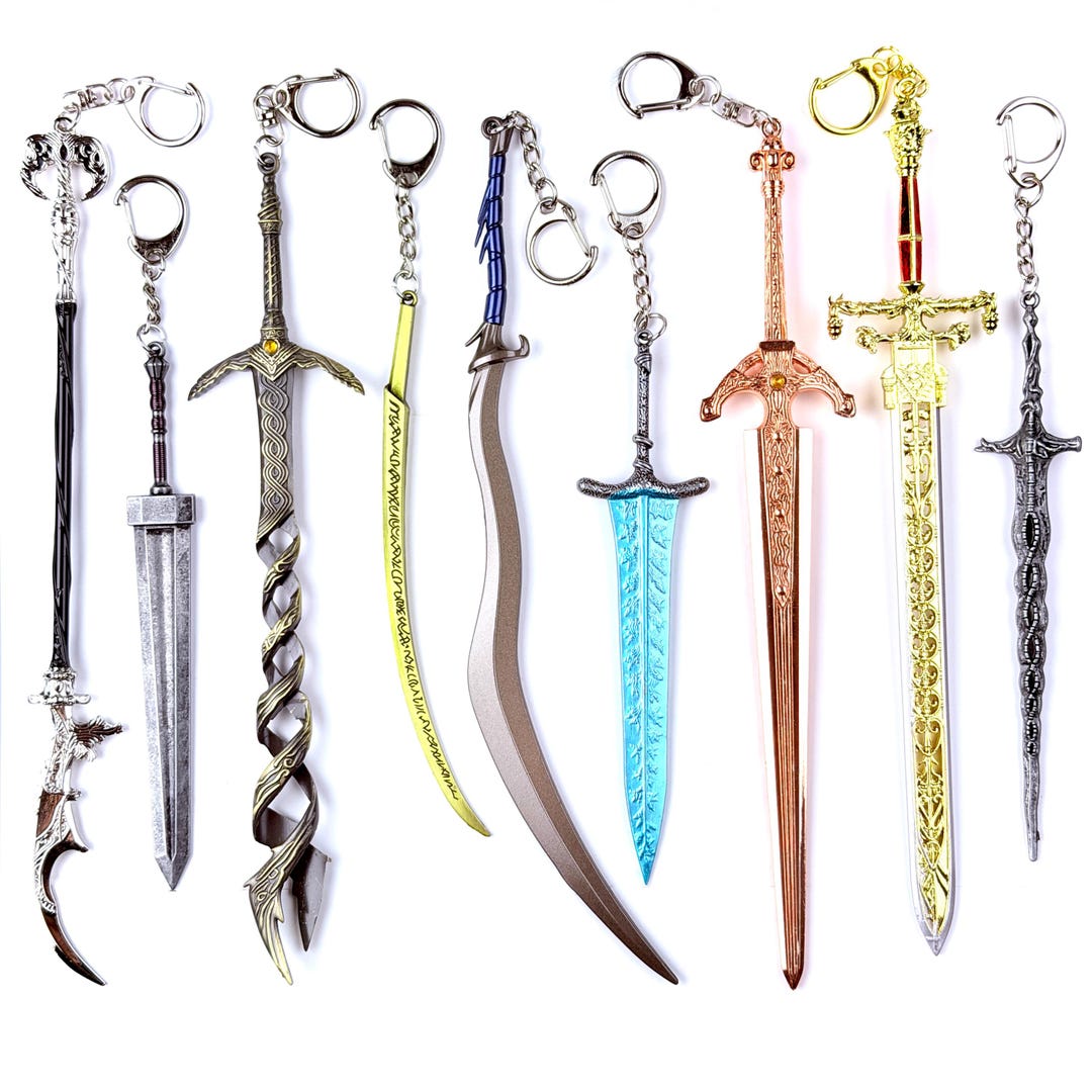 Elden Ring Weapon Keychains: Dark Moon Greatsword, Hand of Malenia ...