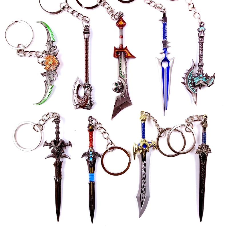 Wow World of Warcraft Legendary Weapons Metal Keychains - Blade of ...