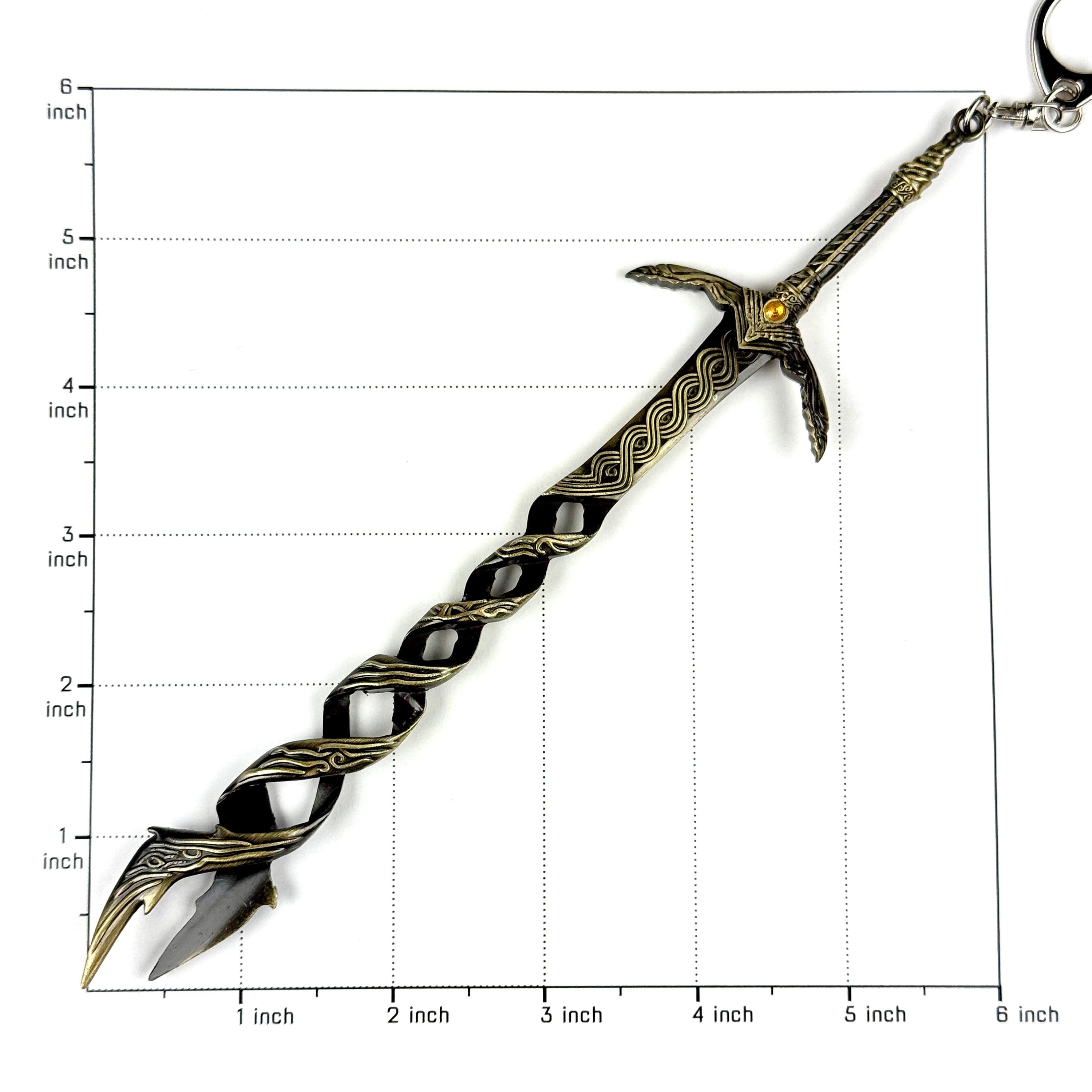 Elden Ring Weapon Keychains: Dark Moon Greatsword, Hand of Malenia ...