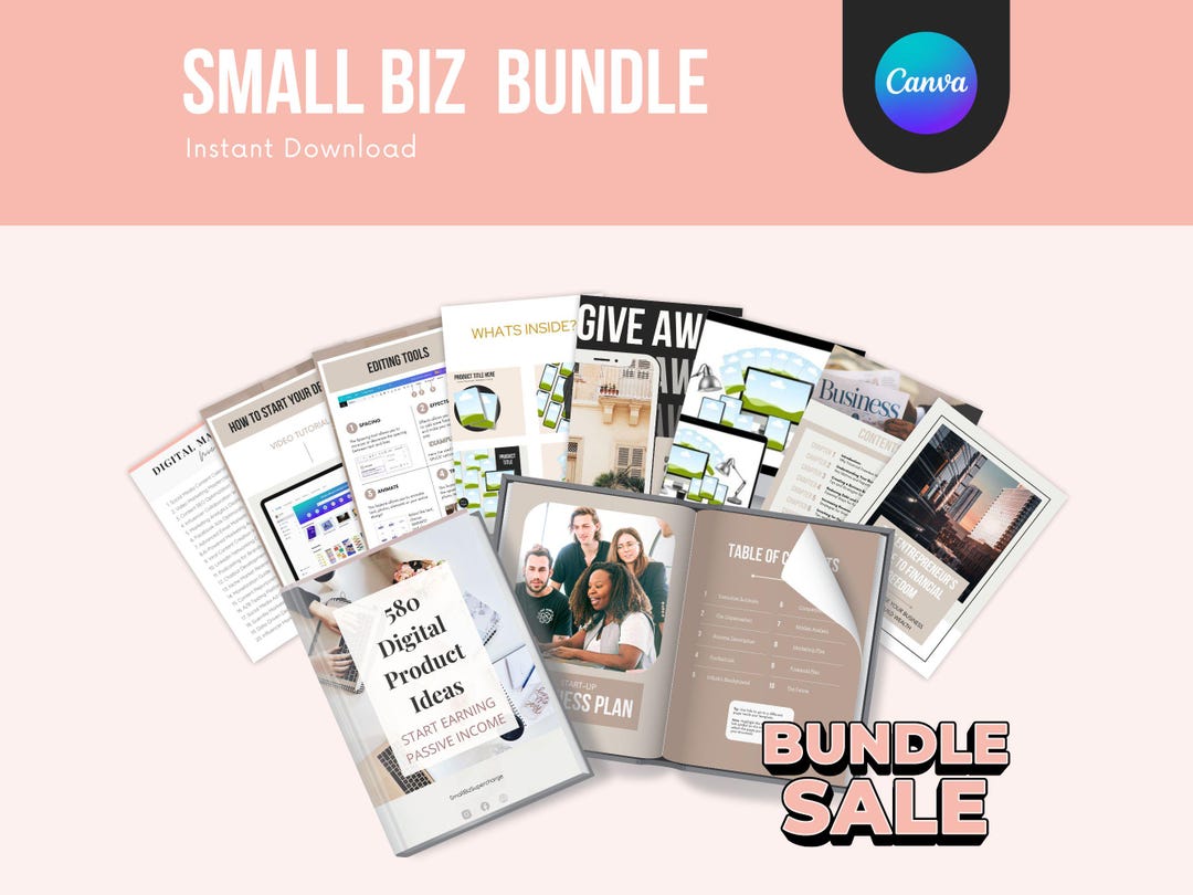 Small Biz Success Bundle: 4 PLR Digital Products + Business Plan & FREE ...