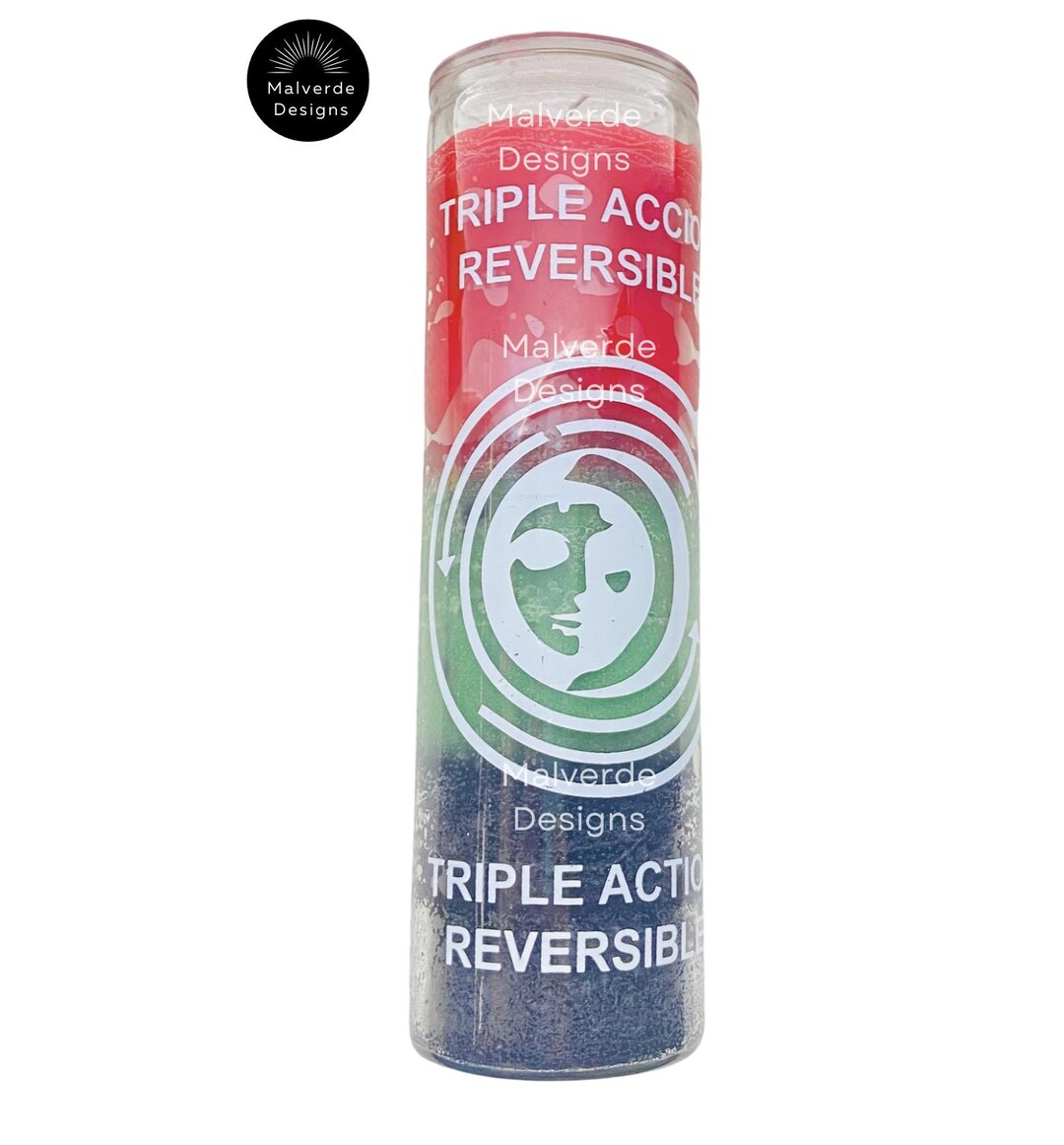 Triple Action Reversible Glass Candle, Triple Reversible, Reversible ...