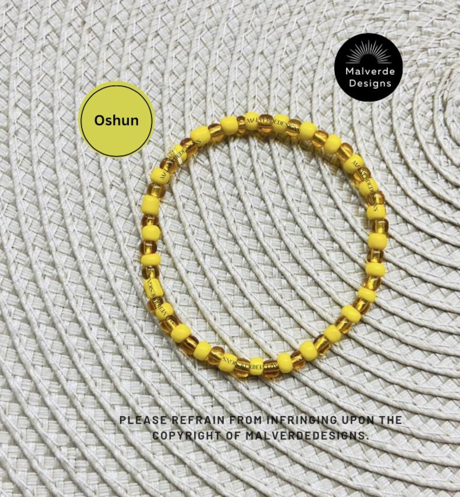 Orisha Santeria Eleke Bracelet, Obatala, Ogun, Orula, Yemaya, Elegua ...