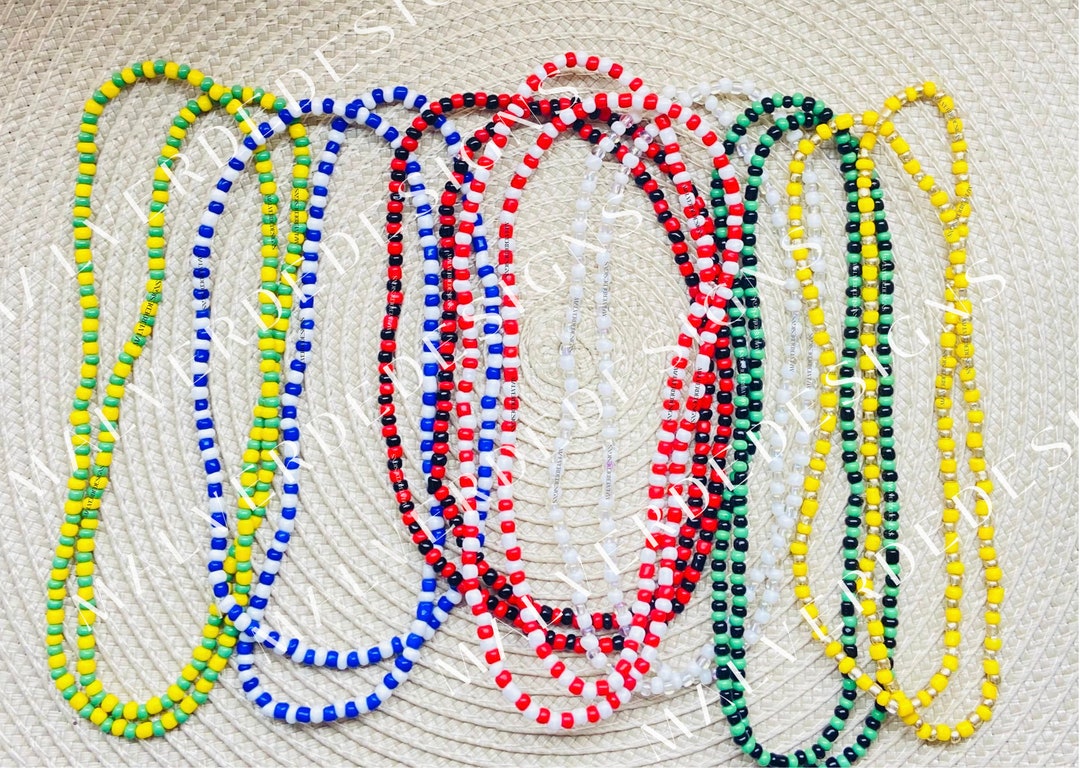 Orisha Santeria Eleke Necklace, Obatala, Ogun, Orula, Yemaya, Elegua ...