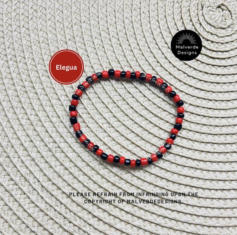 Orisha Santeria Eleke Bracelet, Obatala, Ogun, Orula, Yemaya, Elegua ...