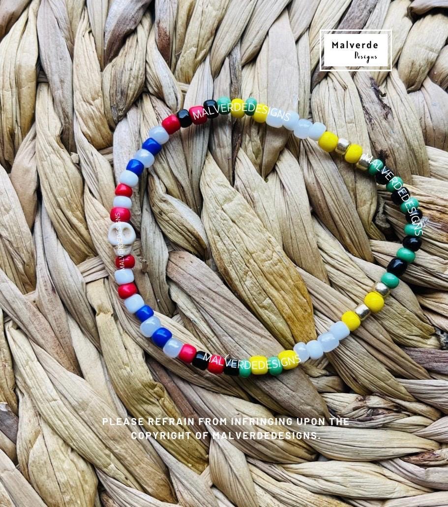 7 African Orisha Santeria Eleke Bracelet, Obatala, Ogun, Orula, Yemaya ...