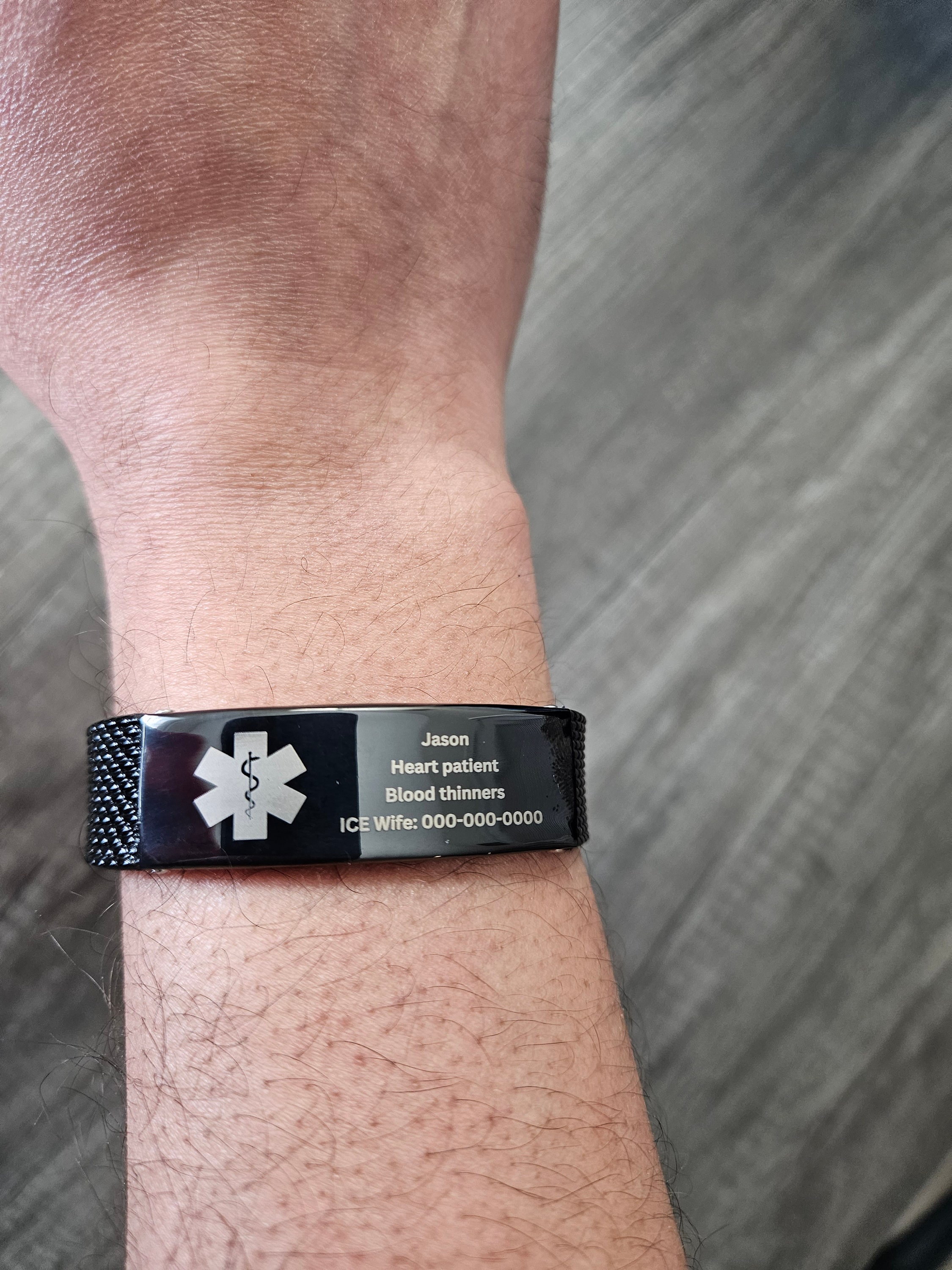 Personalized Medical Alert Bracelet,customized Medical ID Bracelet ...