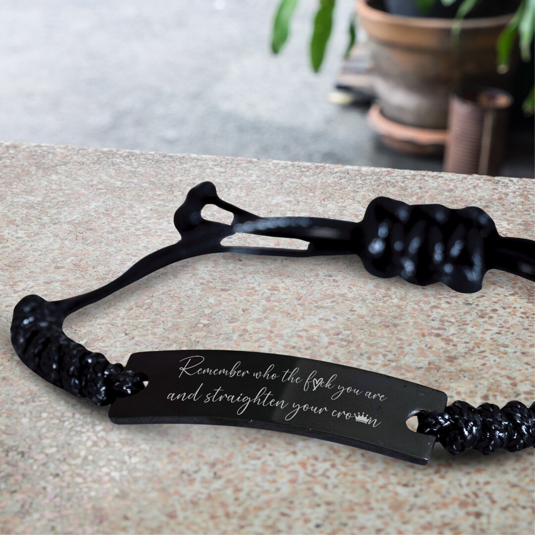 Self Reminder Bracelet, Remember Who You Are, Self Love, Inspirational ...