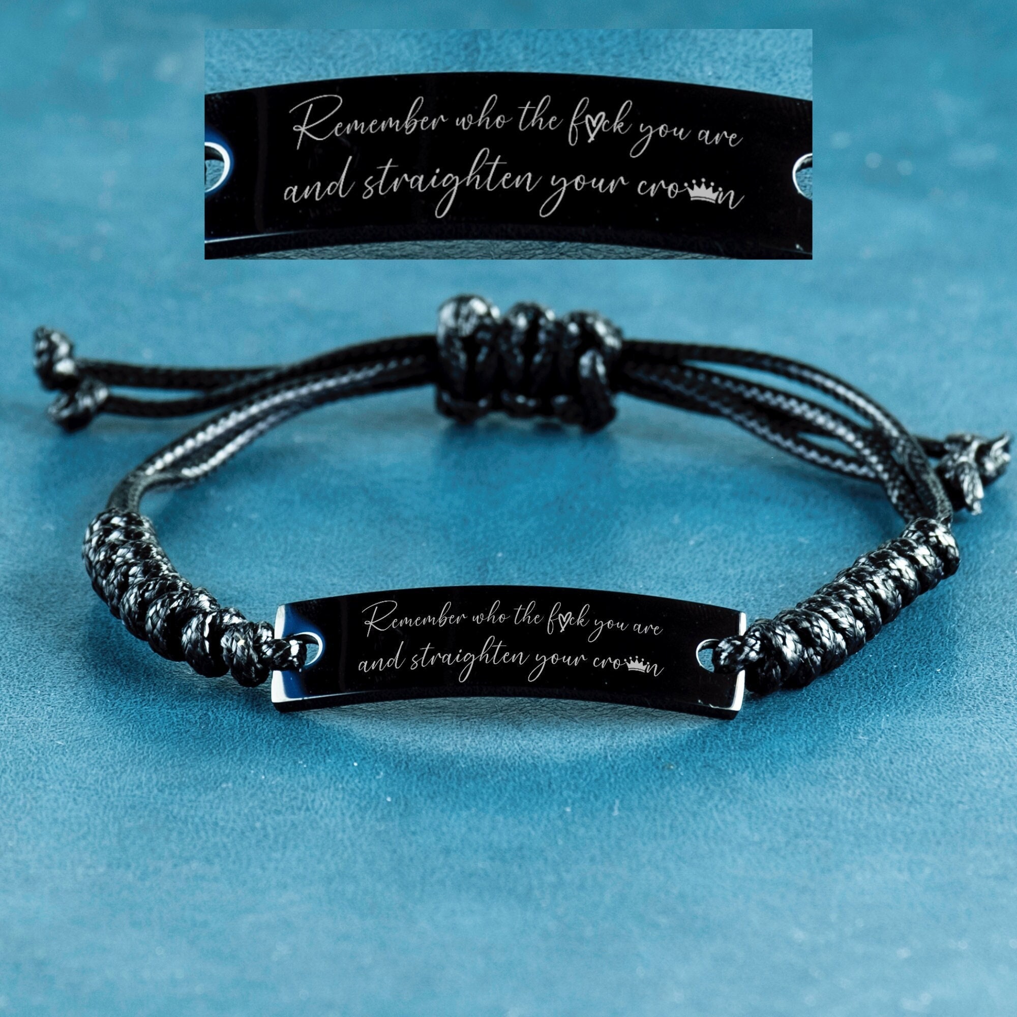 Self Reminder Bracelet, Remember Who You Are, Self Love, Inspirational ...