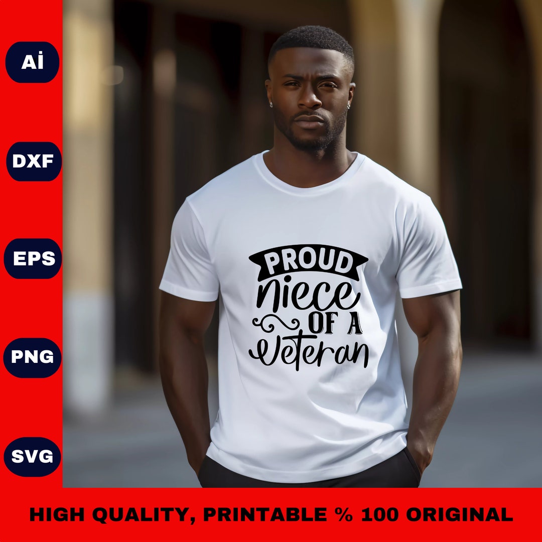 Proud Niece of a Veteran Svg Veteran Day Svg Army Svg Navy - Etsy