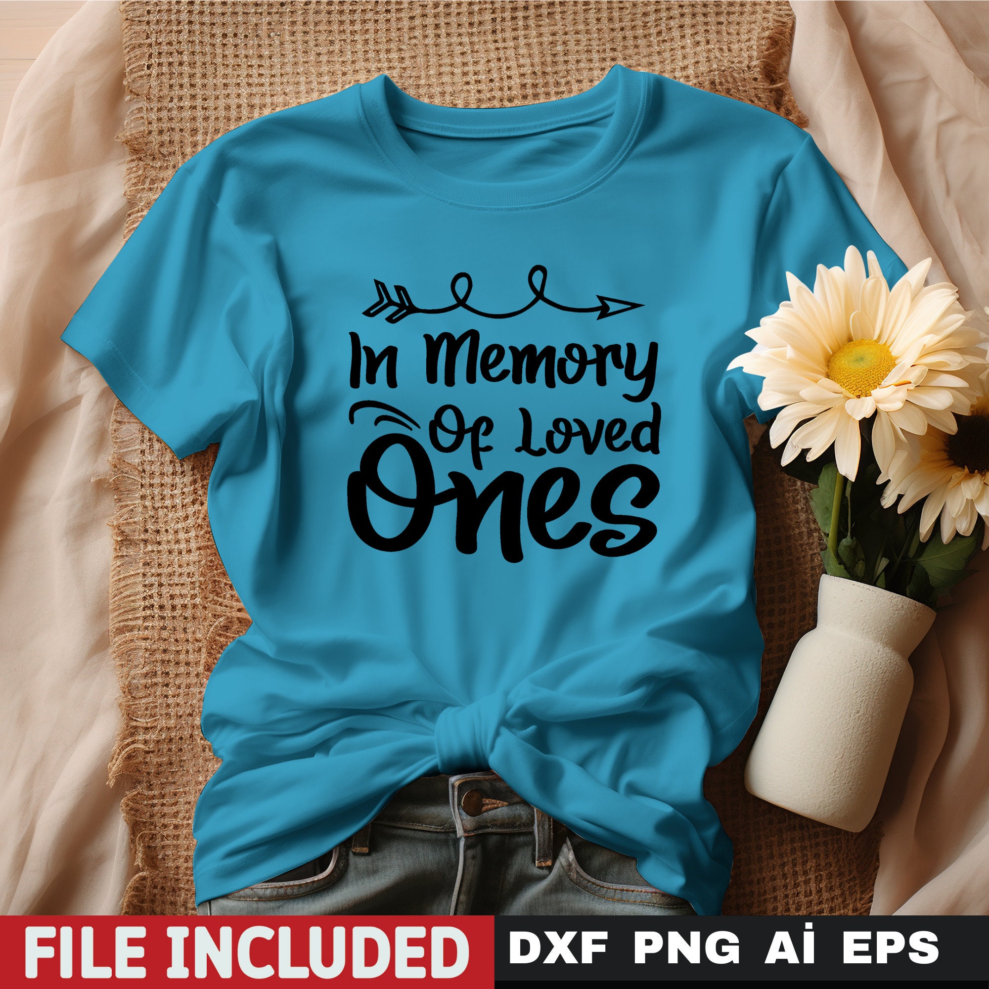 In Loving Memory Svg for Shirts, Memorial Gift for Tshirt, Memorial ...