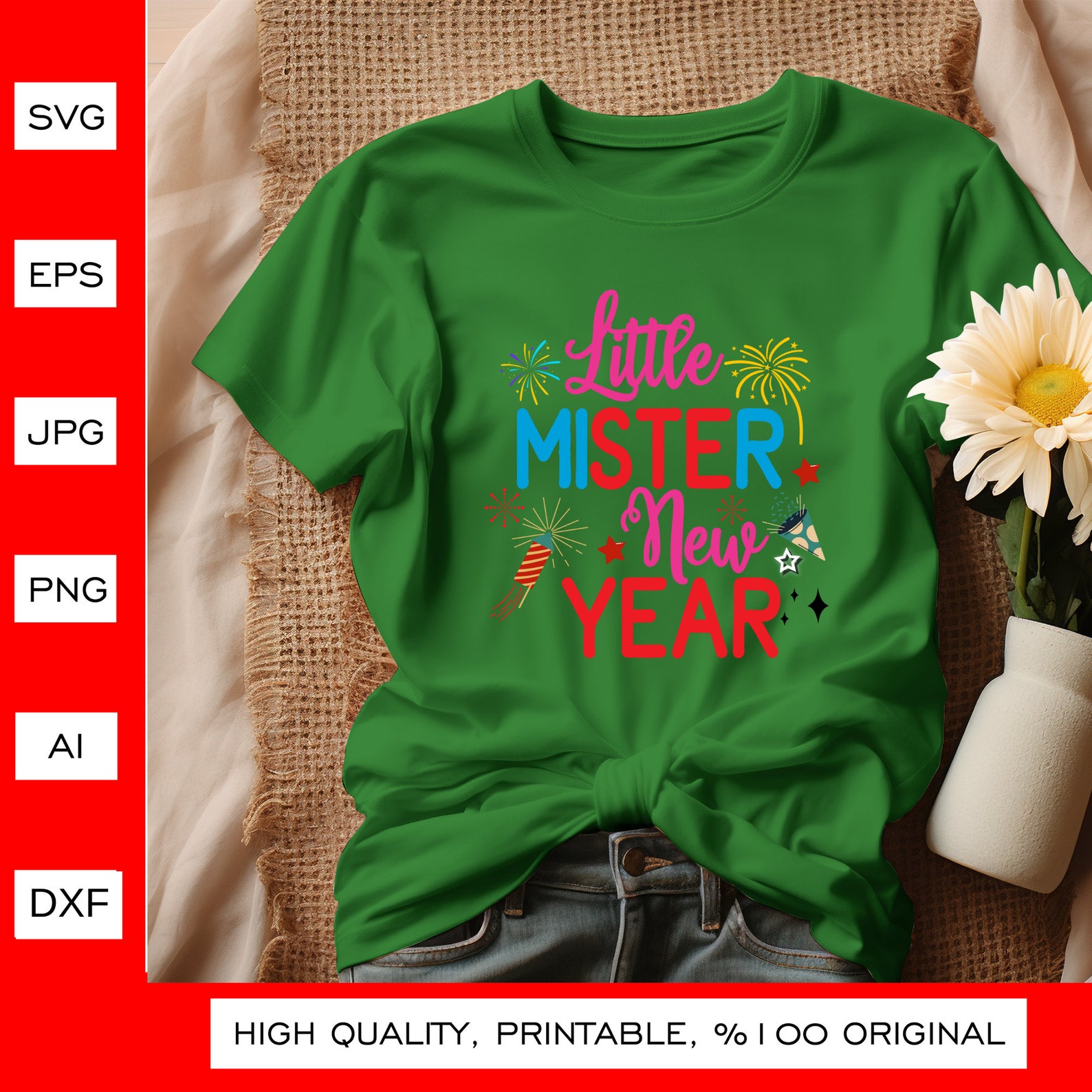Little Mister New Year Svg, New Years Svg, Happy New Year Svg, New ...