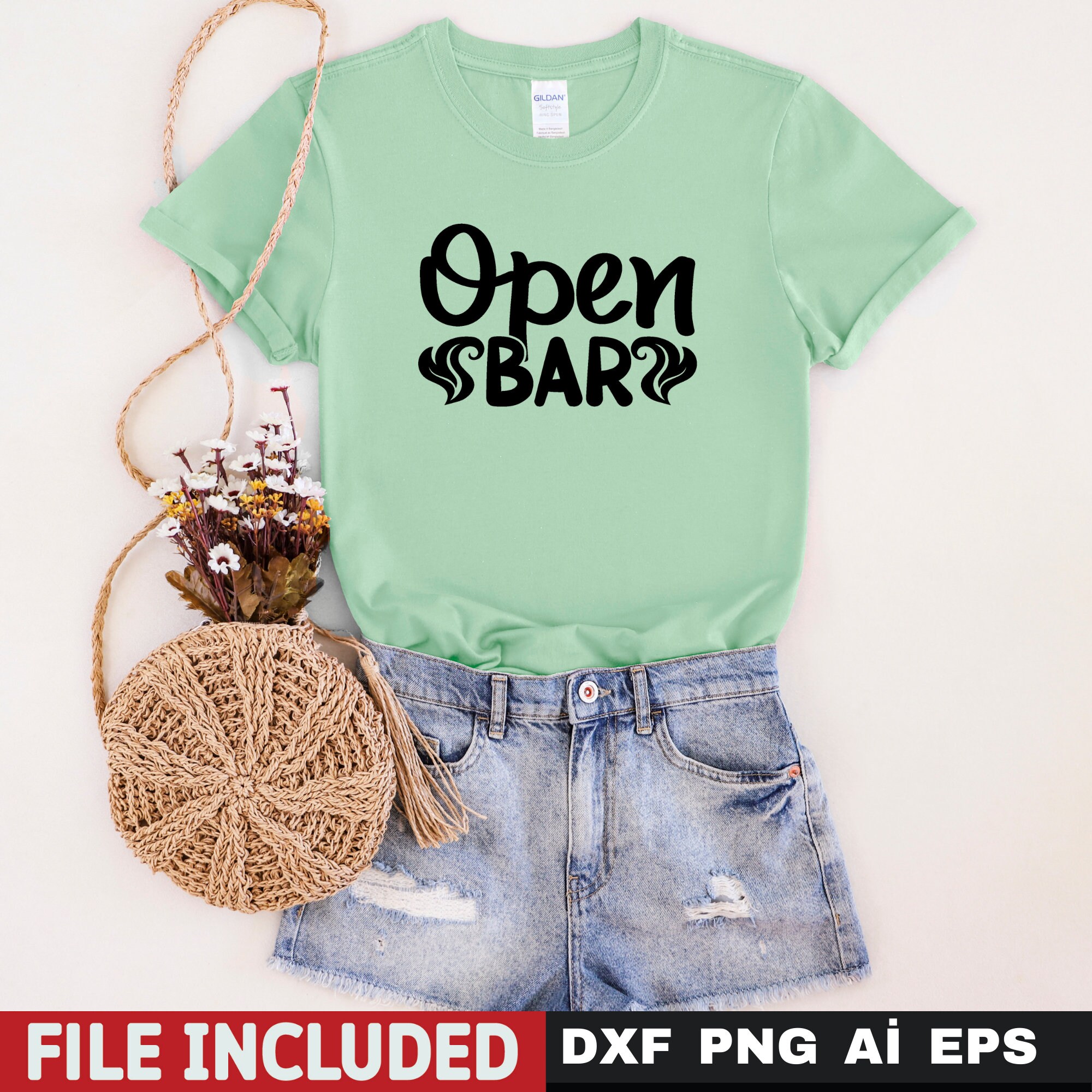 Open Bar Sign Svg, Open Bar Svg, Bar Svg, Wedding Sign Svg, Party Sign ...