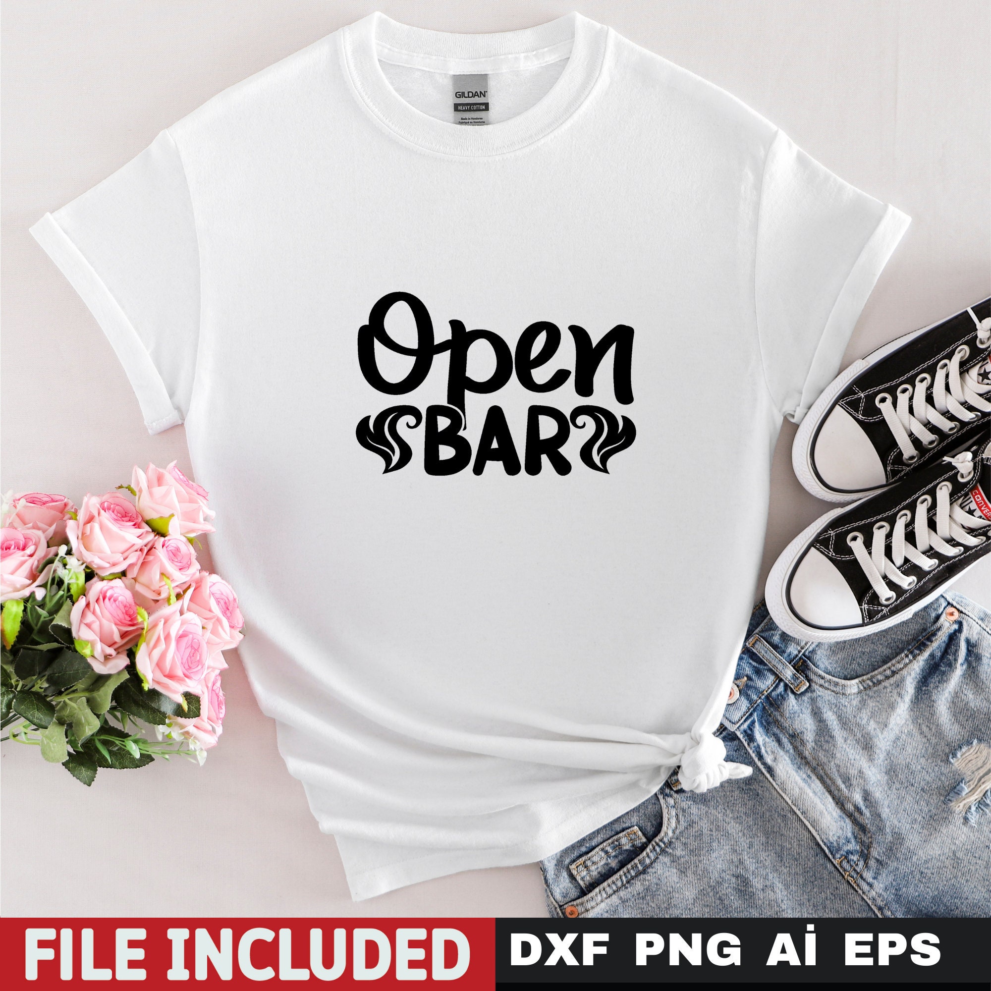 Open Bar Sign Svg, Open Bar Svg, Bar Svg, Wedding Sign Svg, Party Sign ...