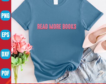 Read More Books SVG - Etsy