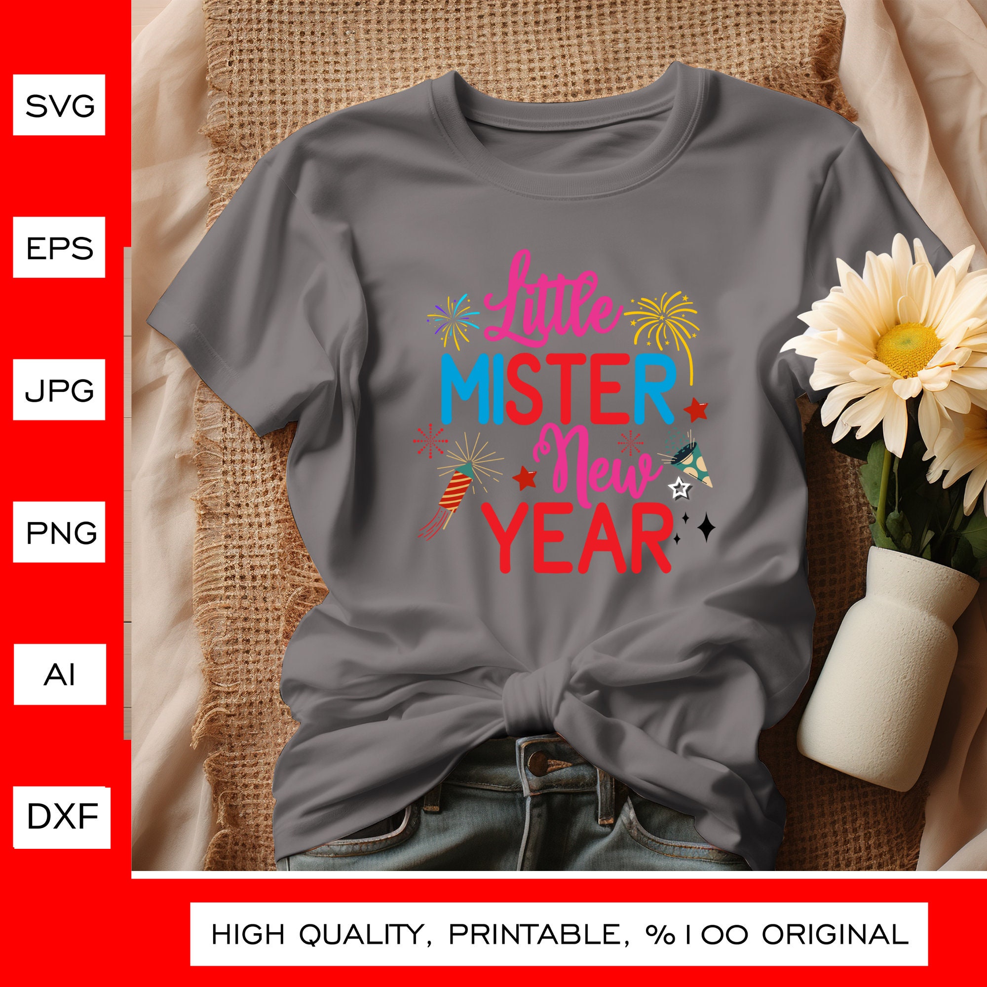 Little Mister New Year Svg, New Years Svg, Happy New Year Svg, New ...