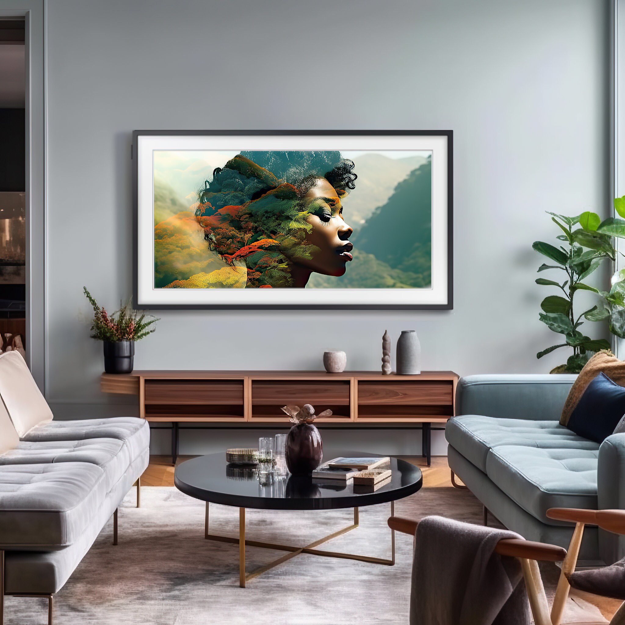 Frame TV Digital Art Bundle Portrait Women Abstract Highland Modern ...