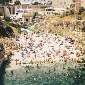 Polignano a Mare Italy Illustration Travel Print Poster - Etsy