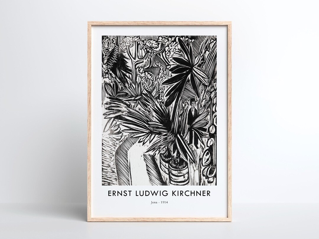 Ernst Ludwig Kirchner Jena Vintage Poster Print - Etsy