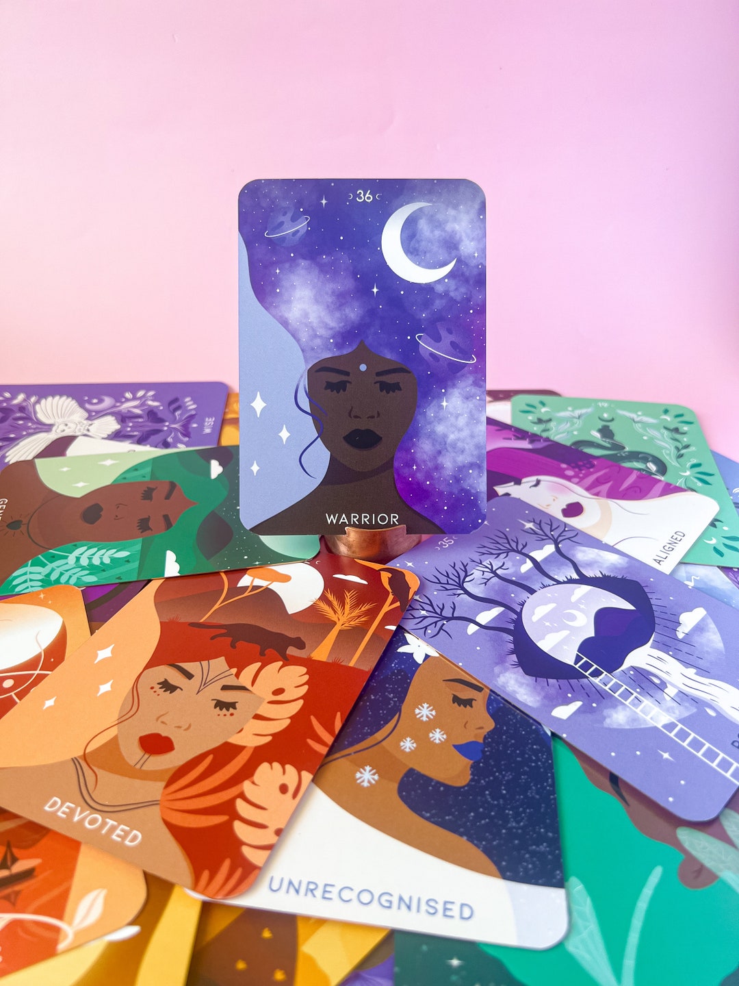 Sacred Feminine Oracle Card Deck - Etsy