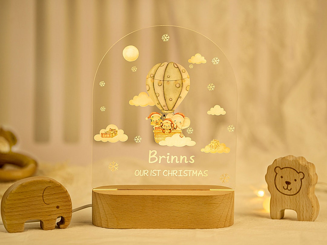 Personalised Baby Night Lights, Cute Night Lights, Customised Baby Girl ...
